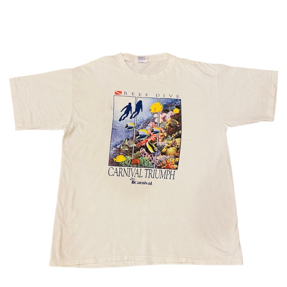 Vintage Carnival Triumph Reef Dive “The Four Ships” T… - Gem